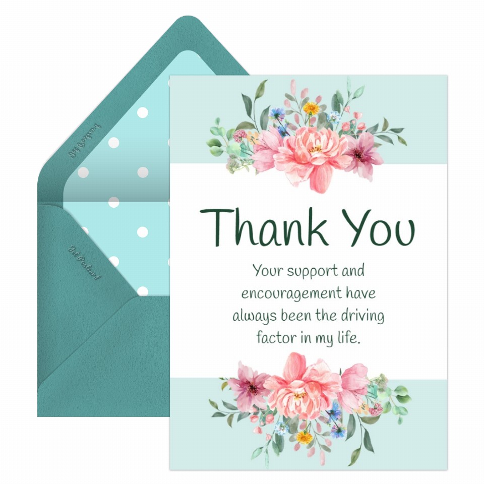 thanks for your support - Jet Postcard