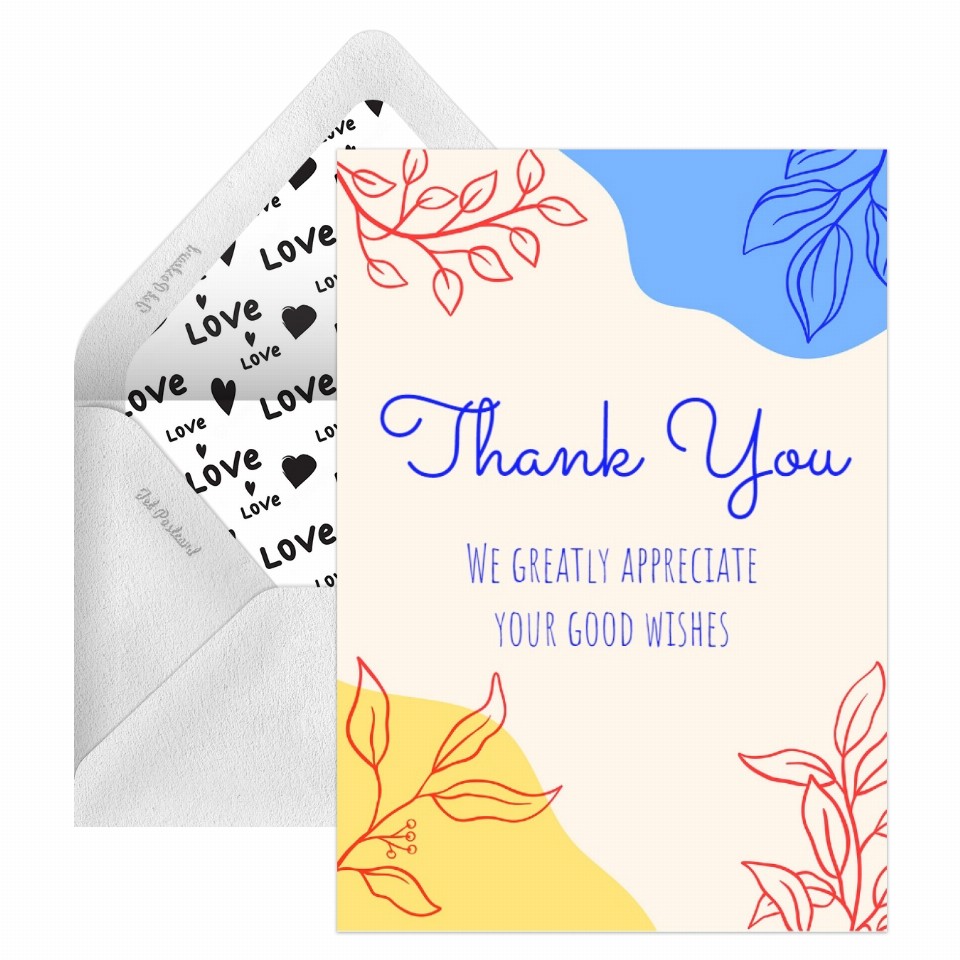 wedding appreciation - Jet Postcard